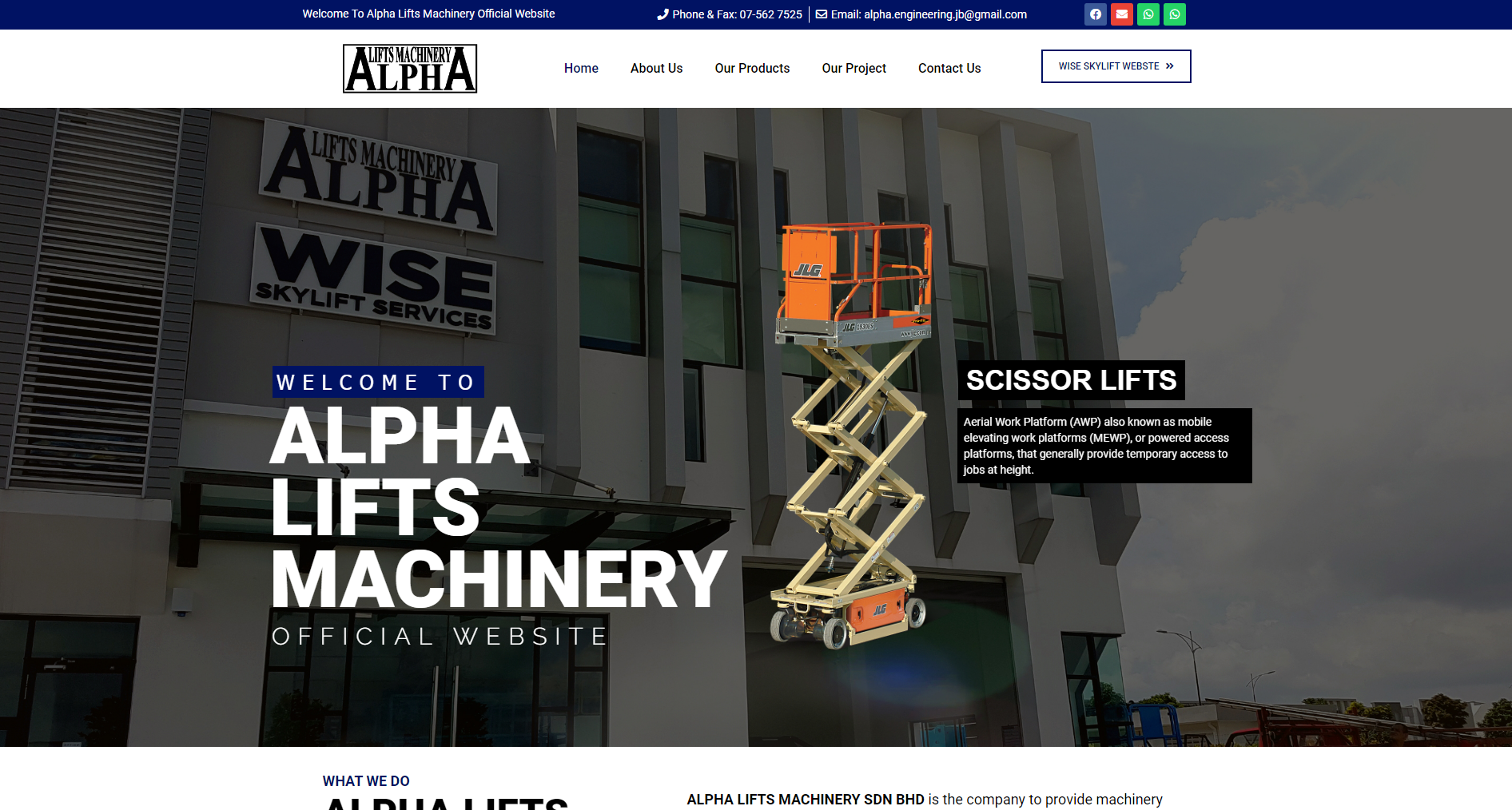 Alpha Lifts Machinery - Malaysia Lifts Machinery Company